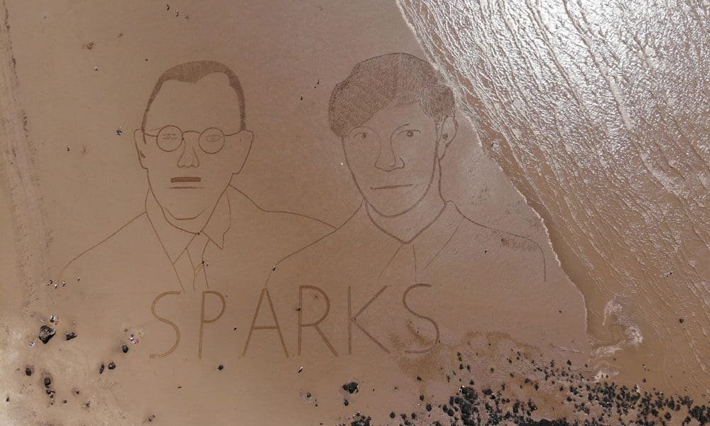 British Artist Simon Beck Creates Huge Sand Drawing Of Sparks On ...