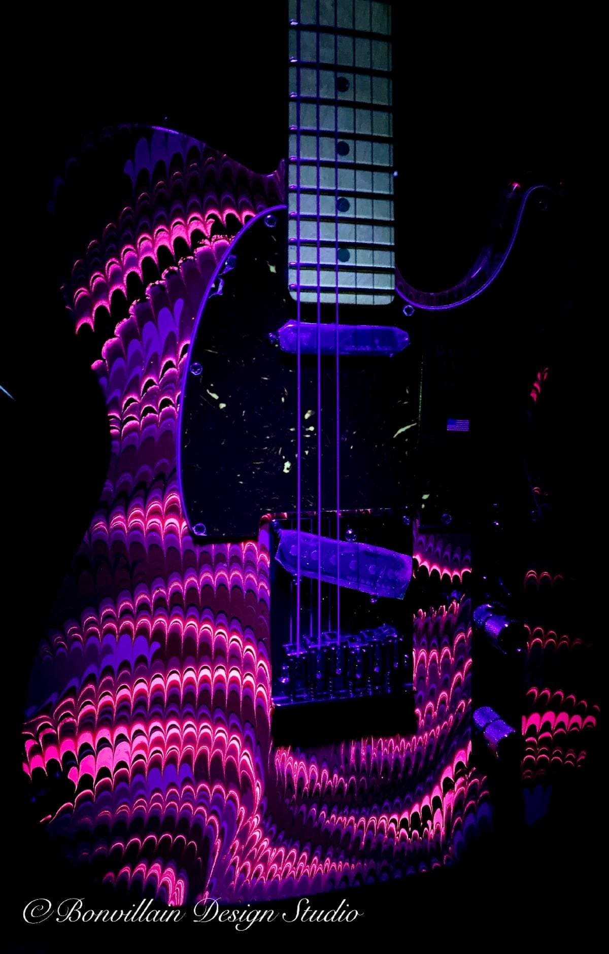Custom Fender Telecaster from Bonvillain Design Studio to be Offered at ...