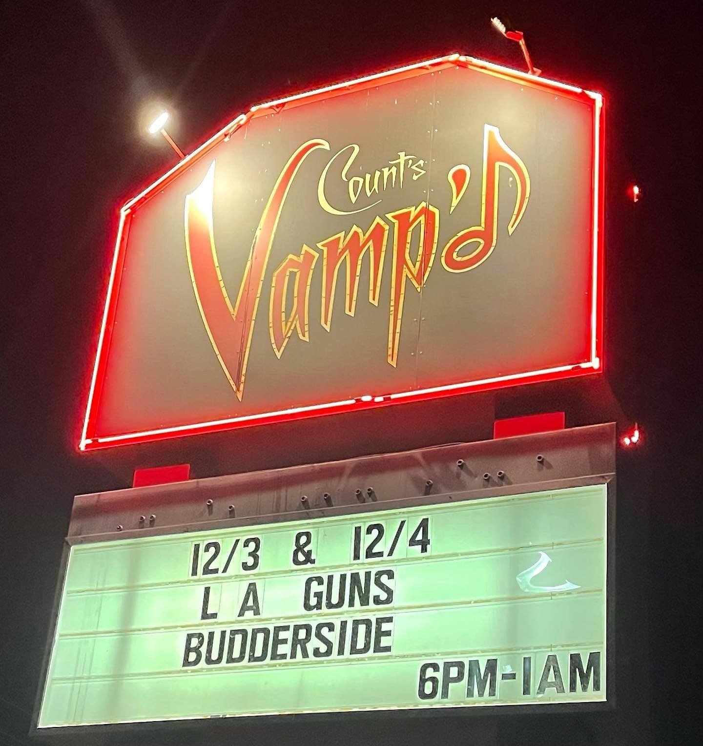 A Cool Double Bill: LA Guns & Budderside @ Count’s Vamp’d - Digital ...