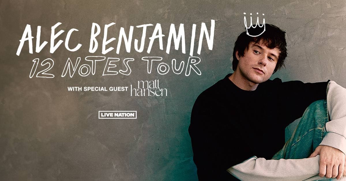 Alec Benjamin Announces ‘12 Notes’ Tour | Digital Noise Magazine
