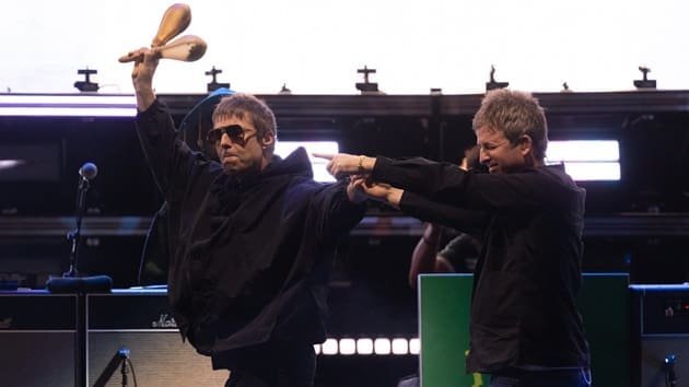 After stating 'see you next year,' Liam Gallagher mentions that 'we need to meet and talk' about ...