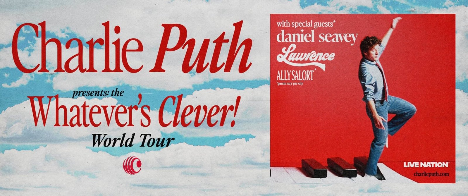 Charlie Puth Announces 'Whatever's Clever! World Tour' Featuring ...